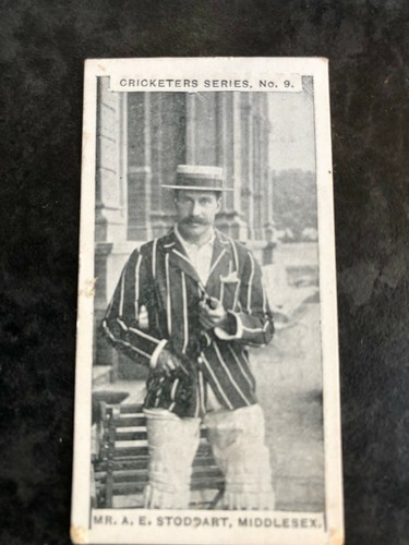 RUTTER CRICKETER SERIES A E STODDART MIDDLESEX ISSUED 1902 EXTREMELY ...