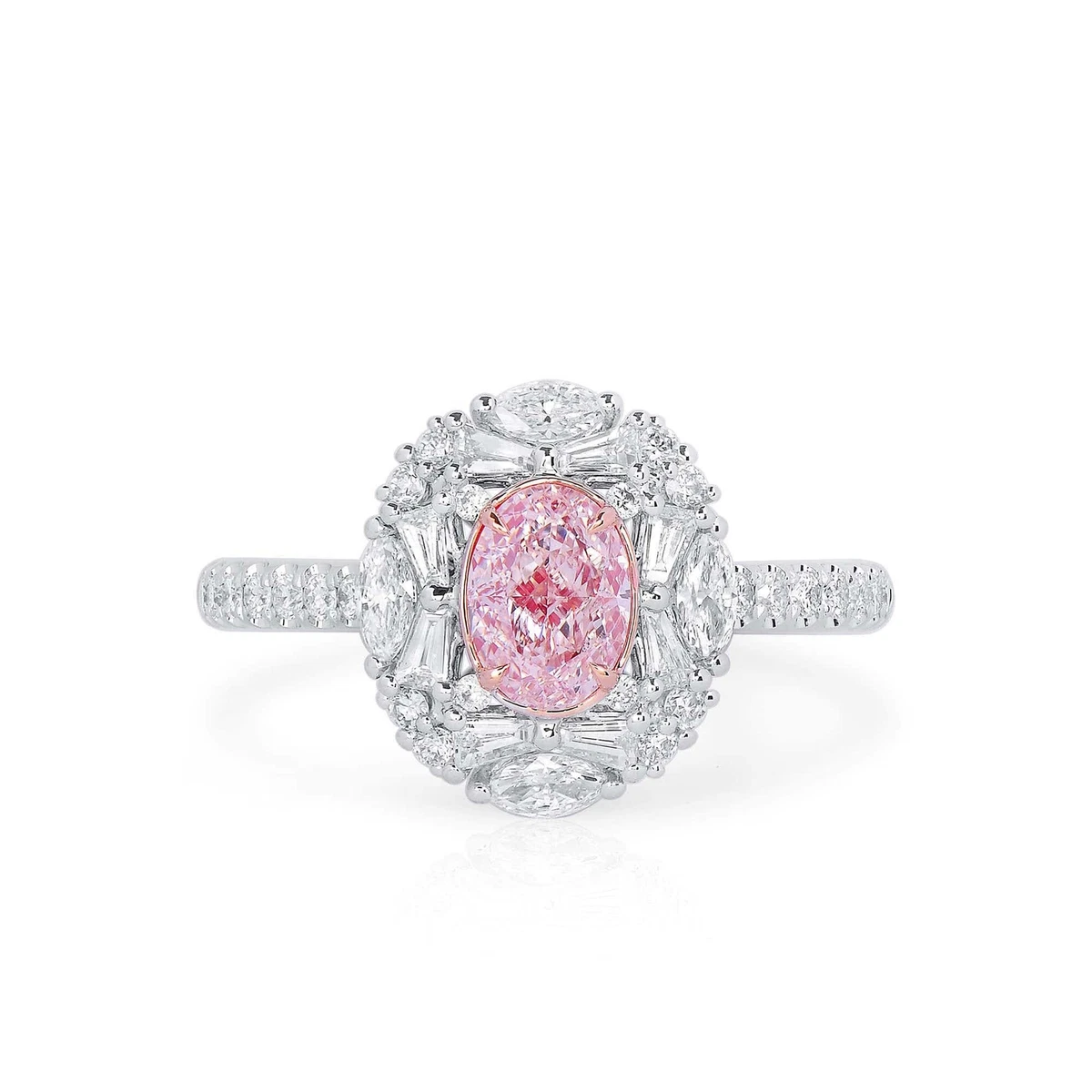 Light Pink Diamond Engagement Rings