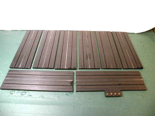 Atlas HO Slot Car Straight Track 7 pc. + Terminal Track | eBay