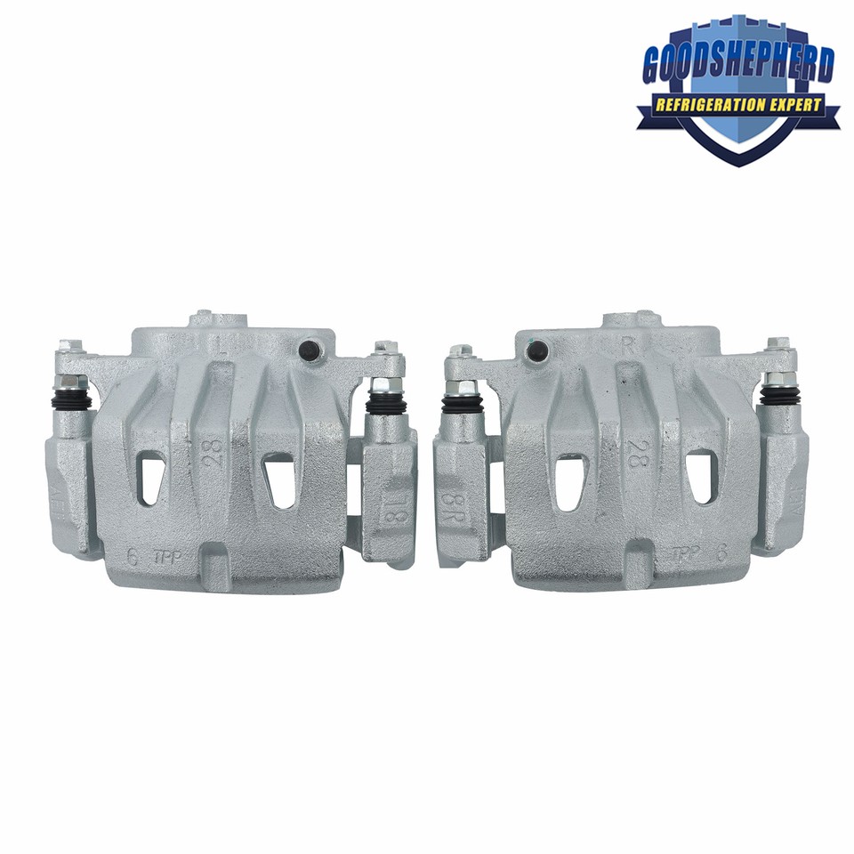 Pair 2 Front Brake Calipers For Toyota Highlander Sienna Lexus RX350 w ...