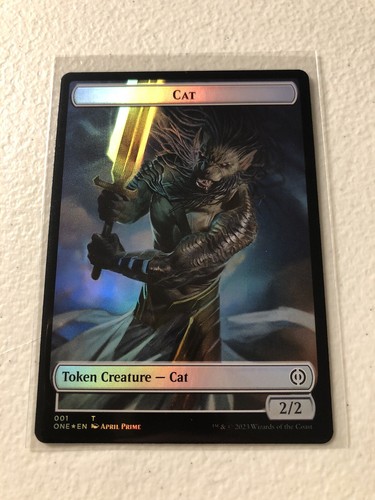 Cat 001 Phyrexian Mite 011 Foil Token Phyrexia All Will Be One MTG ...
