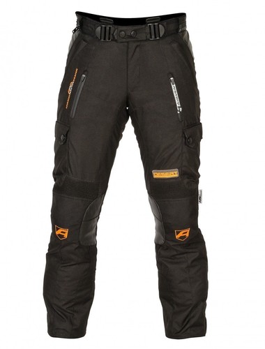 AKITO DESERT BLACK TEXTILE TRIPLE LAYER WATERPROOF MOTORCYCLE ADVENTURE ...