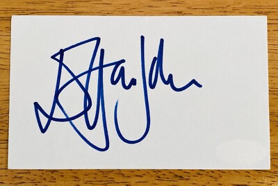 Elton John Signed Autographed 3x5 Card Full JSA Letter | eBay