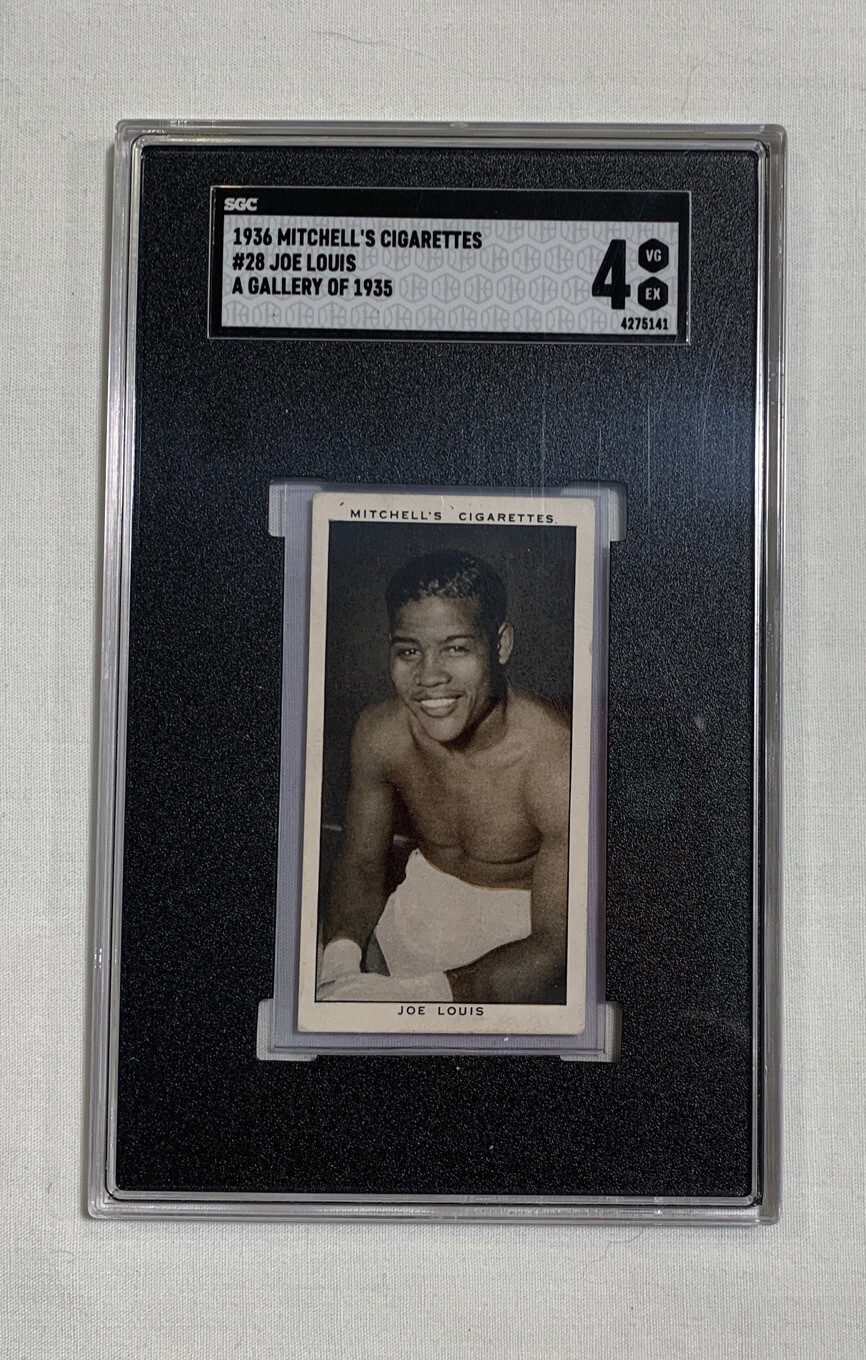 JOE LOUIS 1936 MITCHELL’S CIGARETTES GALLERY OF 1935 CARD #28 SGC 4 | eBay