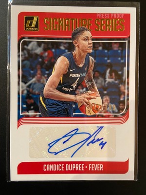 2019 WNBA Donruss/Panini-CANDICE DUPREE Signature Series Silver #072/ ...