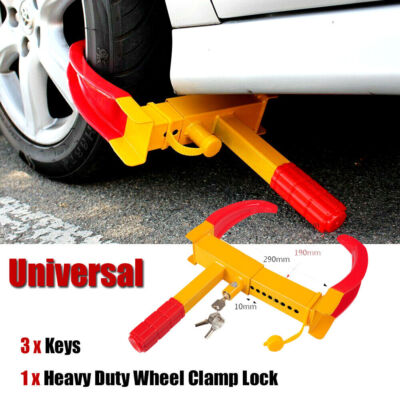 UK Caravan Anti Theft Wheel Lock Trailer Wheel Boot For Auto Car Truck ...