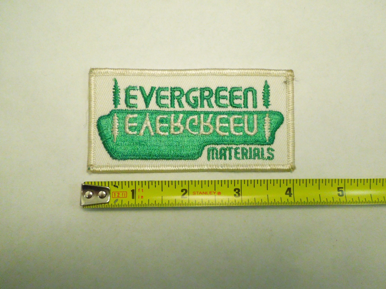 Vintage Evergreen Materials Truck Uniform Logo Embroidered Sew On Patch ...
