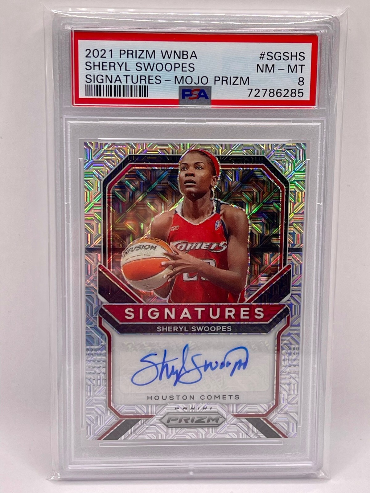 2021 Panini WNBA Prizm Signatures Sheryl Swoopes Mojo Autograph /25 ...
