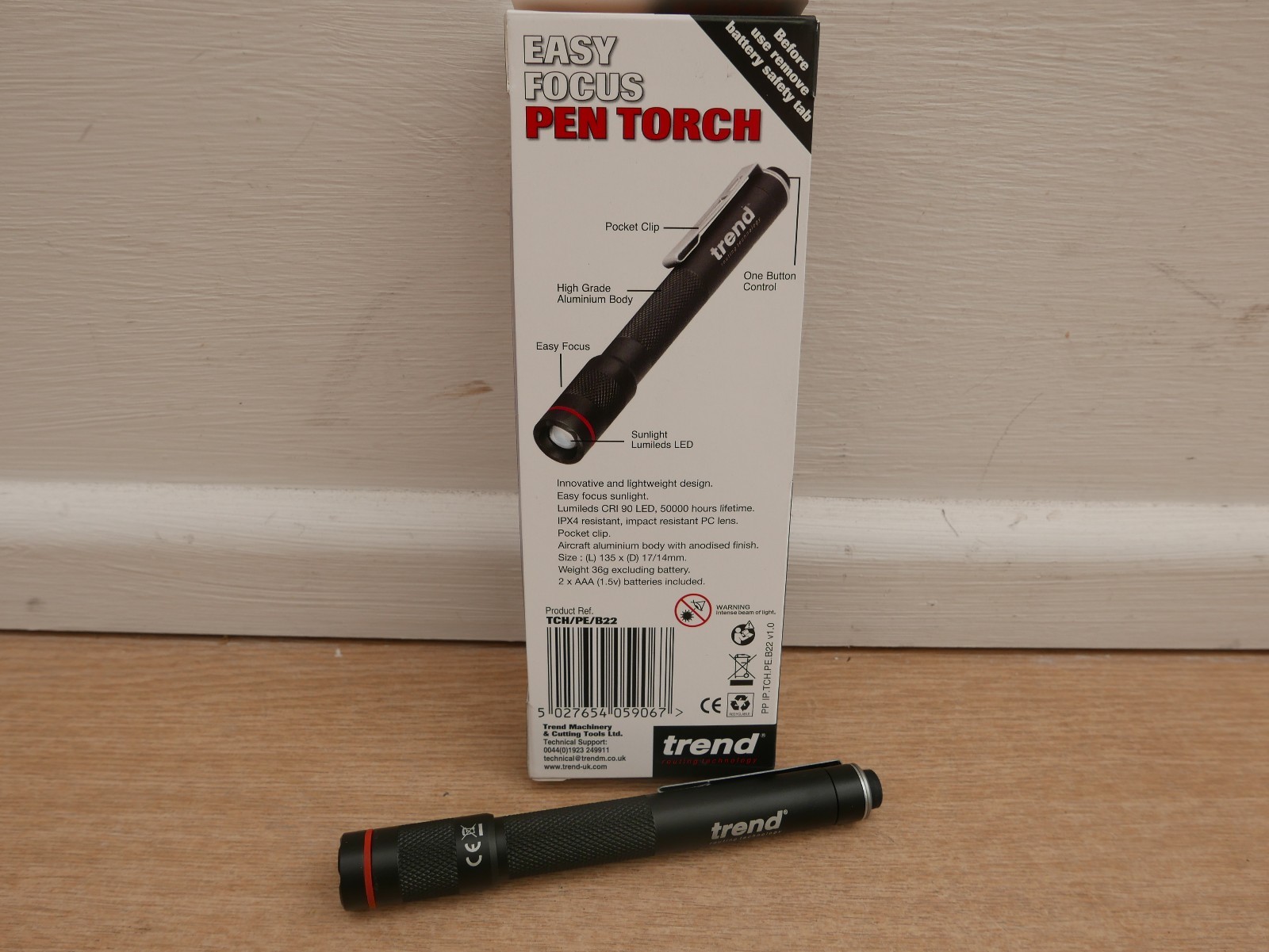 Genuine Trend Tch/pe/b22 Easy Focus Torch LED Pen Style 120 Lumens for ...