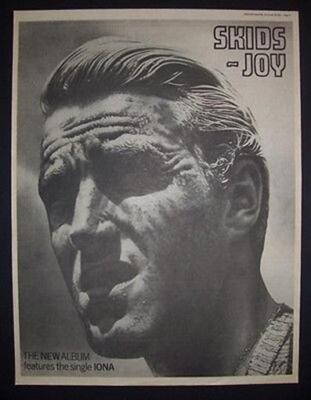 Skid Joys Iona 1981 Poster Type Advert, Promo Ad | eBay