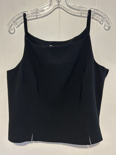 Carlisle Formal Top Women's Size 12 Black Front Slits Side Zipper ...