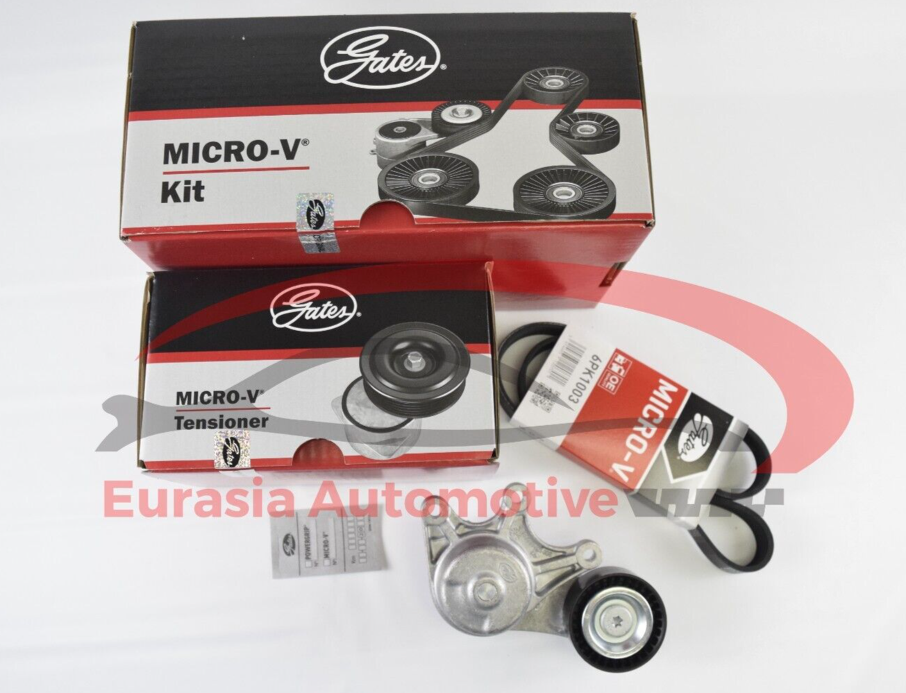 Gates Drive Belt and Tensioner 11287594969 11287618848 For BMW X3 2.0L ...