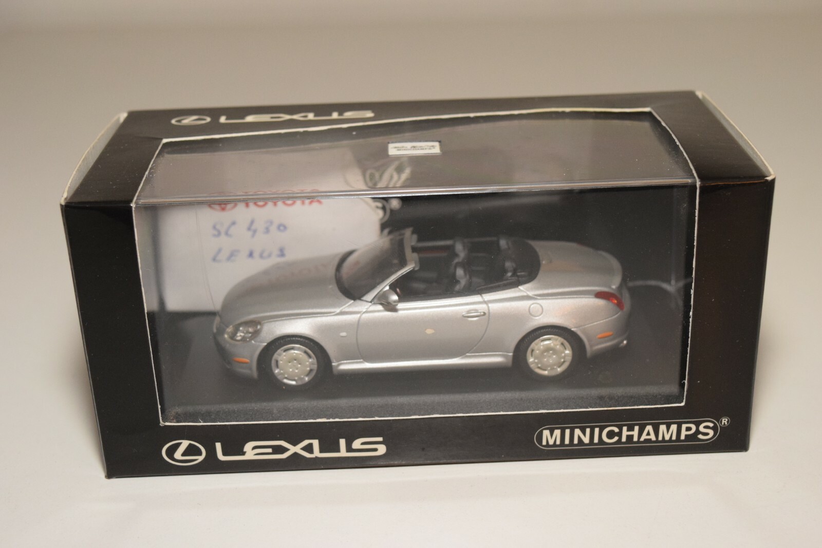 A2 1:43 MINICHAMPS LEXUS SC430 SC 430 METALLIC GREY MINT BOXED | eBay
