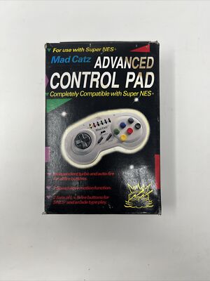 RARE Mad Catz SNES Advanced Controller Pad Super Nintendo Controller ...