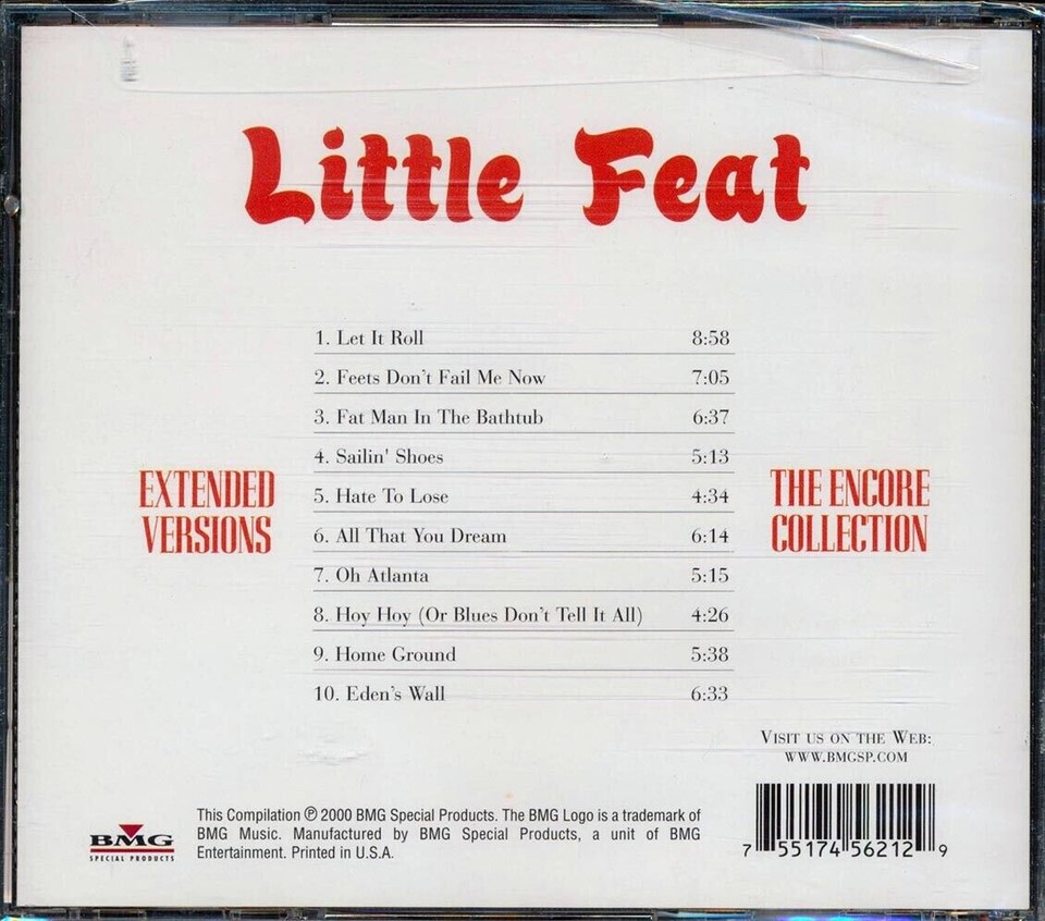 CD Little Feat - Extended Versions: The Encore Collection 755174562129 ...