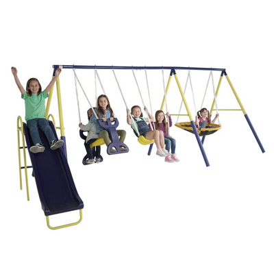 sportspower arcadia metal swing set