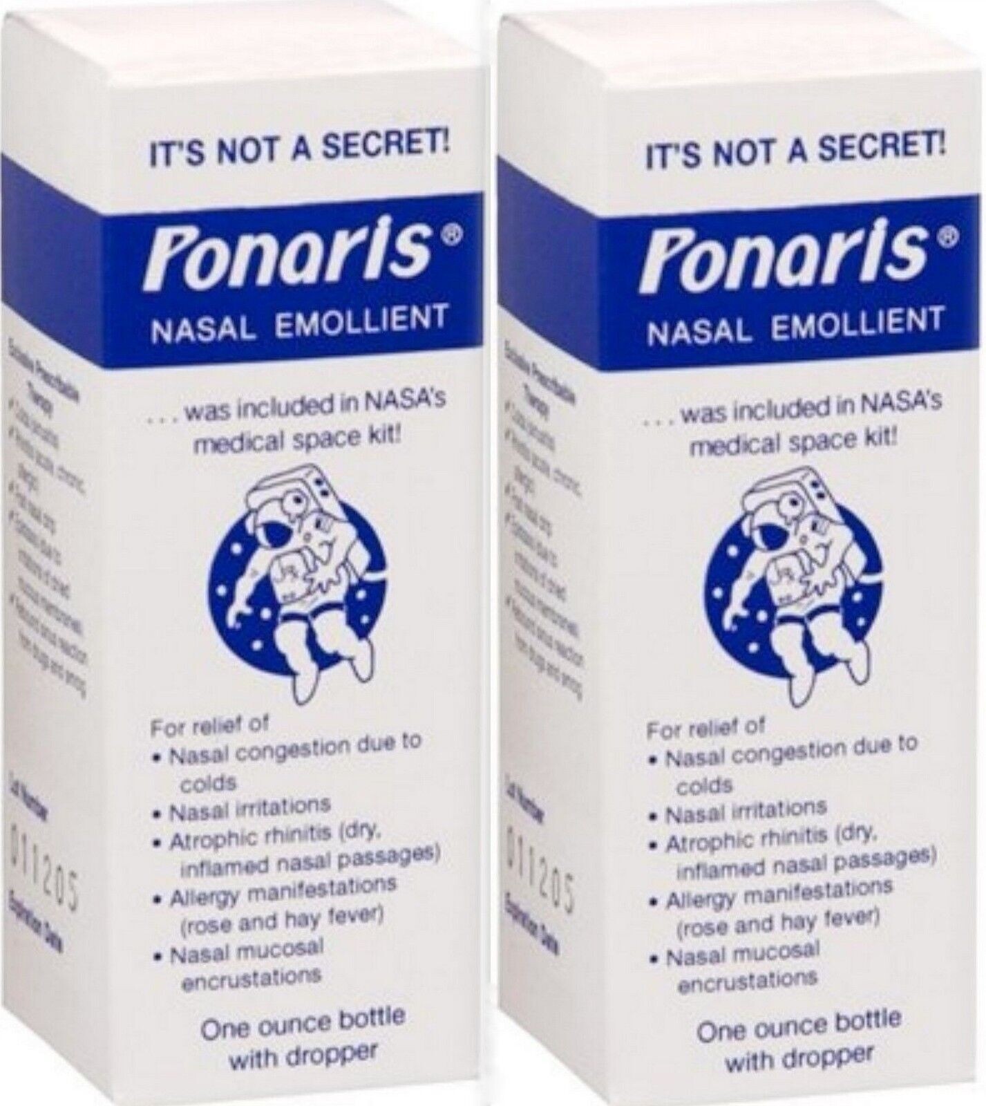 Ponaris Nasal Emollient 1oz ( 2 pack ) EXP 06/2026 Free Shipping ...