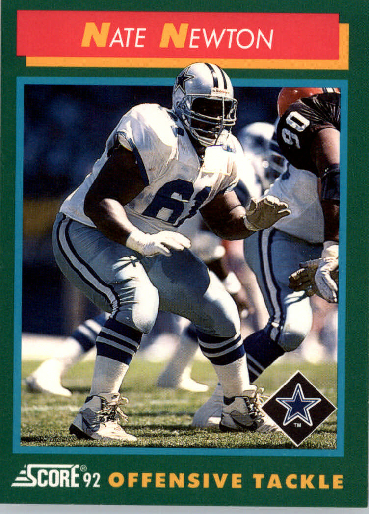 1992 Score Football #293 Nate Newton - Dallas Cowboys | eBay