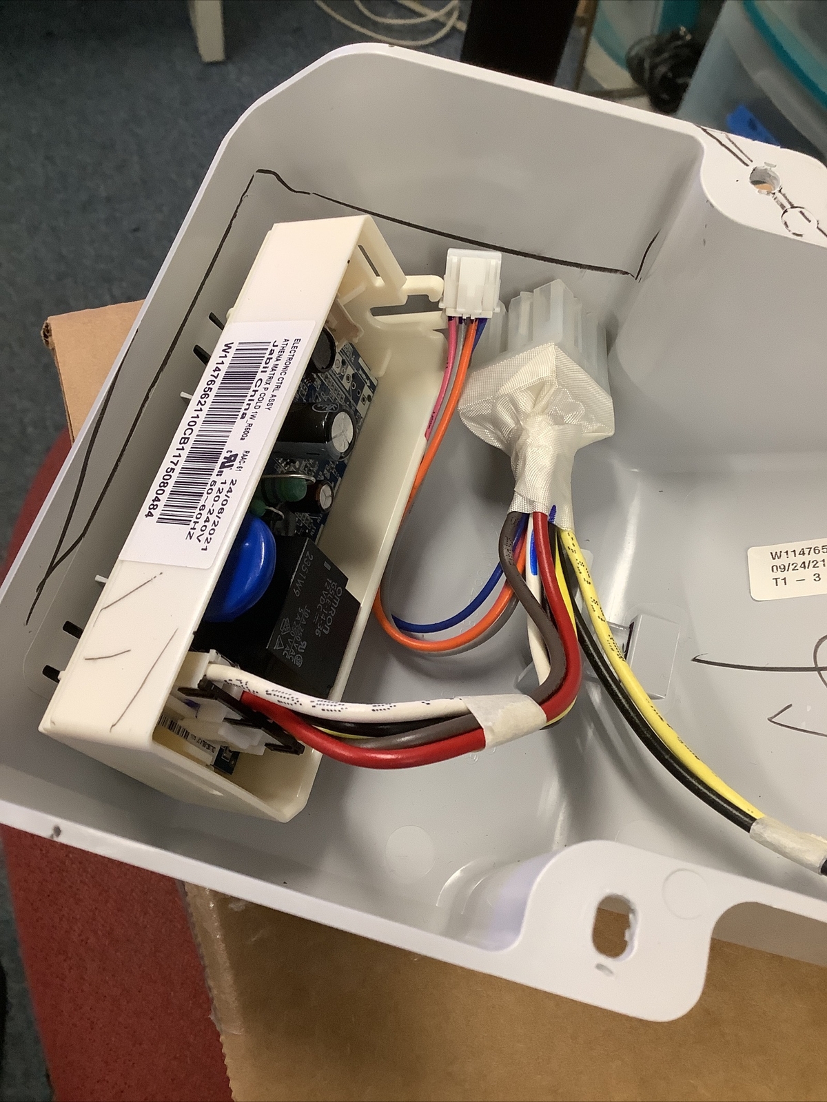 MAYTAG REFRIGERATOR CONTROL MODULE HOUSING BOX W11476573 W11608692 ...