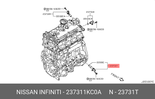 Genuine OE Crankshaft Position Sensor 237311KC0A , 23731-1KC0A | eBay.de