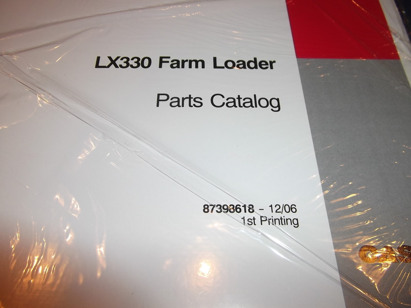 CASE LX330 FARM LOADER PARTS BOOK MANUAL | eBay