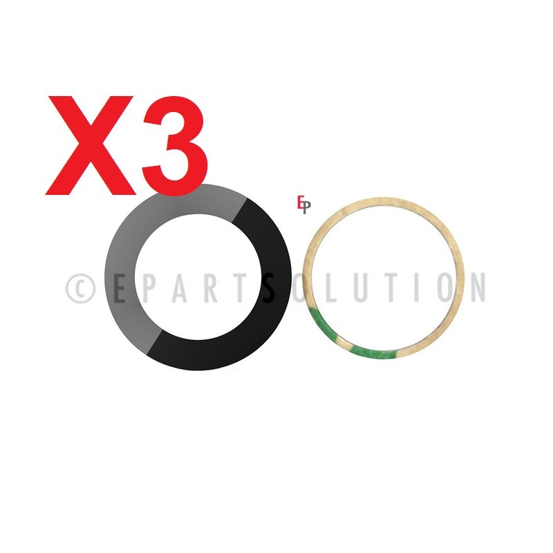 3X iPhone 6/6S/6S Plus/7/7 Plus/8/8 Plus/X/XR/XS/XS Max Camera Glass ...