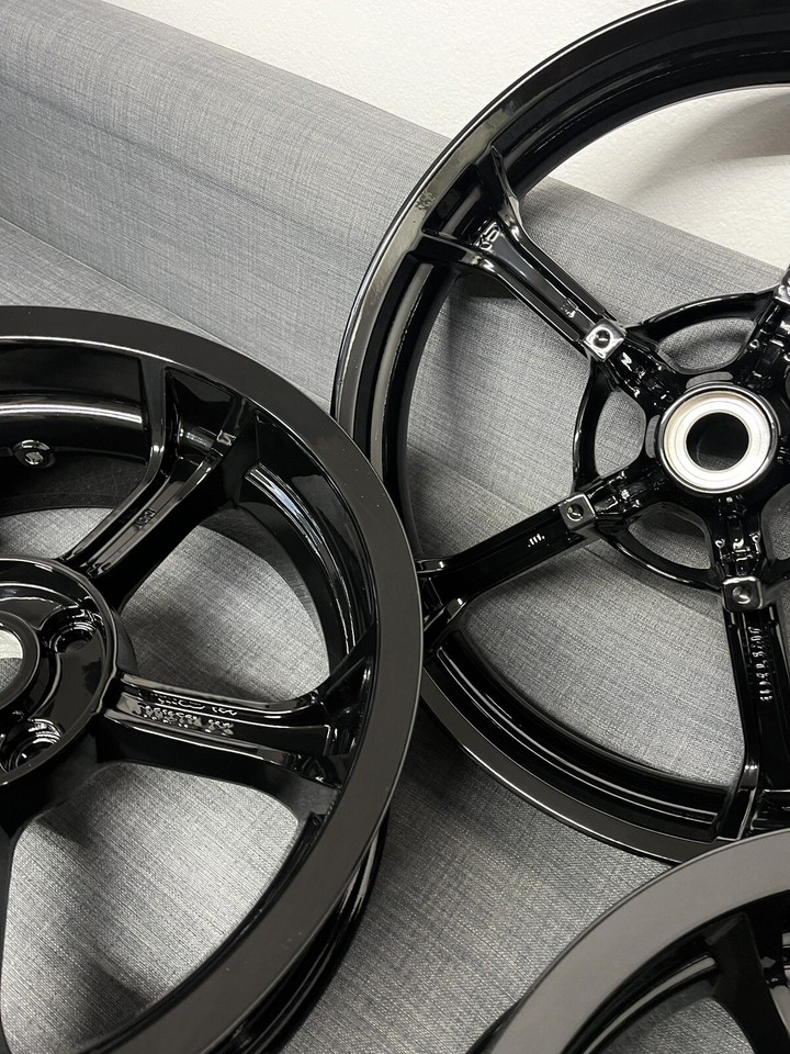 Harley CVO Tri Glide Rims 2020 -24 FLHTCUTGSE CUSTOM BLACK Wheels ...