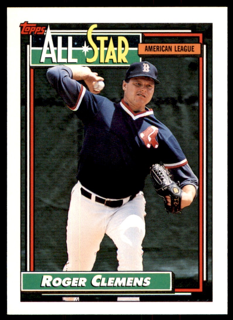 Roger Clemens 1992 Topps Card# 405 | eBay