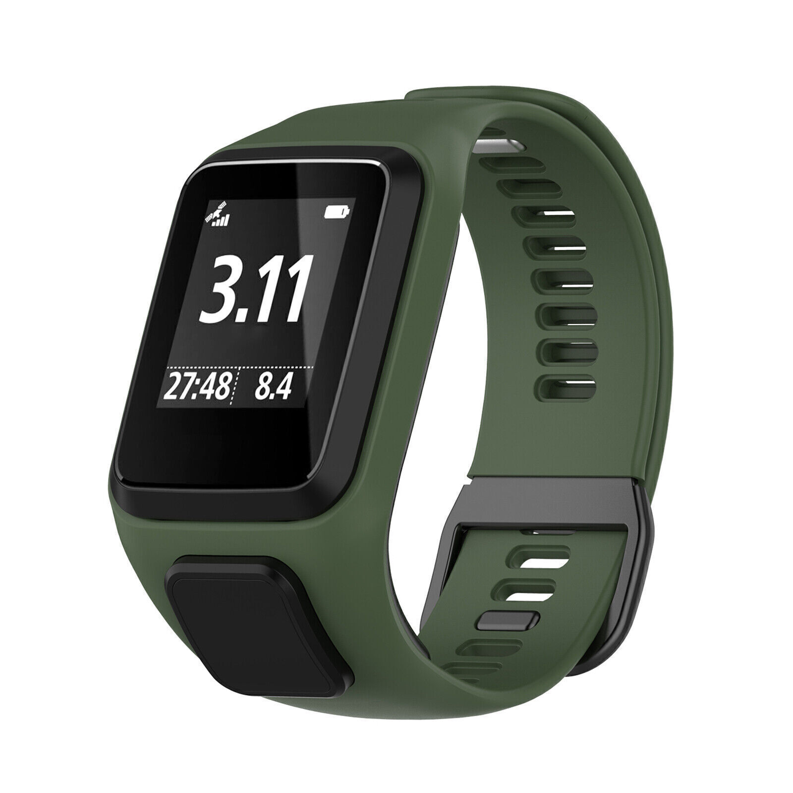 Silicone Sport Wrist Strap Band For TomTom Runner 2 3 Spark 3 Cardio ...