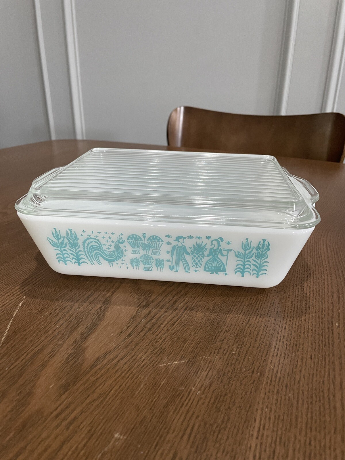 Vintage Pyrex Amish Butterprint 503 Refrigerator Dish With Lid 1 1/2 ...