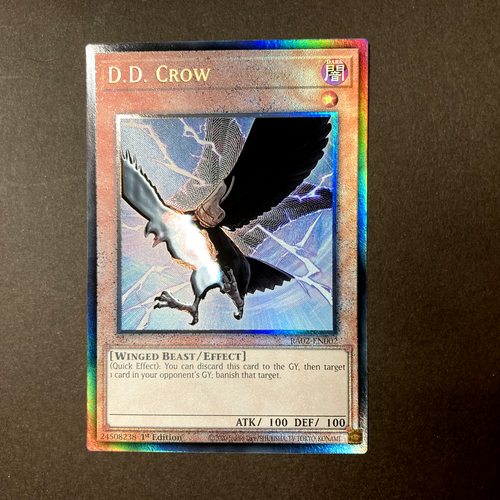 D.D. Crow, Ultimate Rare, RA02-EN002 Rarity Collection 2, Yugioh | eBay