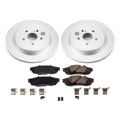 Power Stop Rear Z17 Evolution Geomet Coated Brake Kit FOR 16-18 Lexus ...
