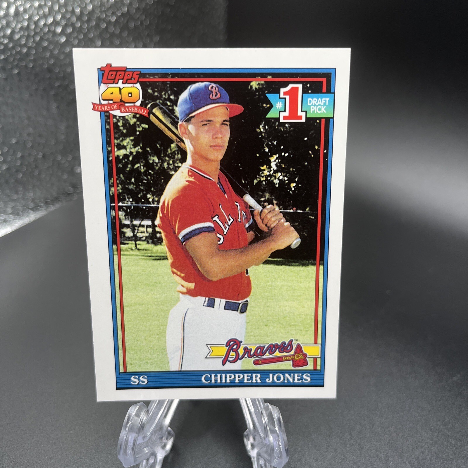 2010 Topps Cards Your Mom Threw Out” 1991 Chipper Jones #333 Original ...