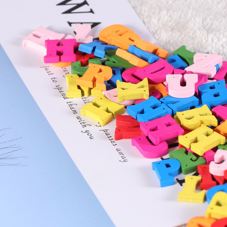 Wooden Alphabet Letters Wooden Embellishments Wooden Craft Letters | eBay