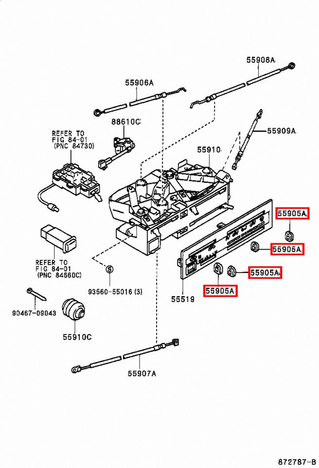 Genuine Hilux RZN149 RZN148 RZN147 RZN142 Dash Heater Fan Control ...