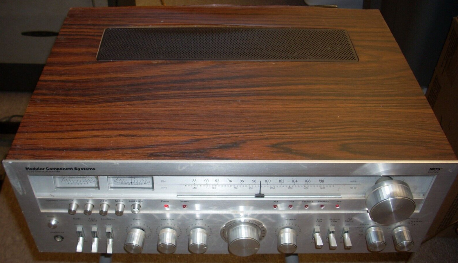 MCS 3233 am fm stereo receiver amplifier - NO RETURNS...PARTS ONLY - | eBay