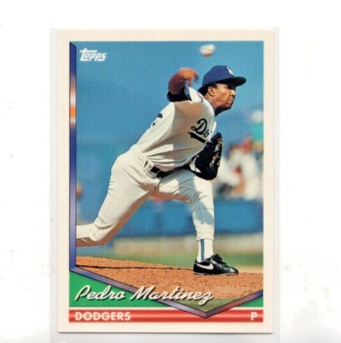 1994 Topps #268 Pedro Martinez VAR Los Angeles Dodgers VAR: No print ...