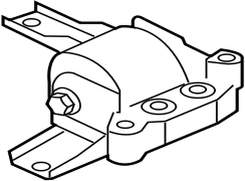 MN184372 Mitsubishi Bracket, eng fr mounting MN184372, New Genuine OEM ...