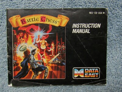 Battle Chess Original NES manual only - no game NES Nintendo | eBay