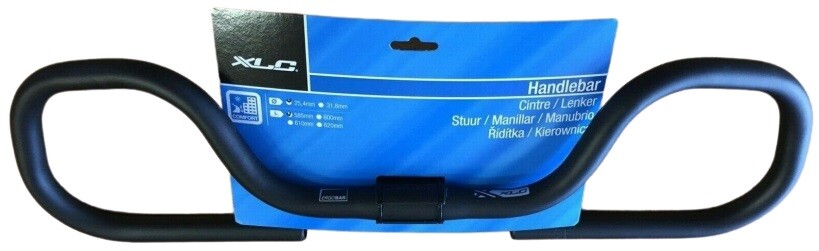 XLC Bike Cycle Multi Position Trekking Alloy Handlebars, Black 25.4mm ...