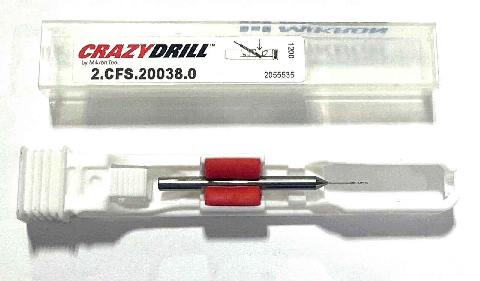 Mikron 0.38mm Solid Carbide Micro Drill 20xD Drilling FlexPilot Steel ...