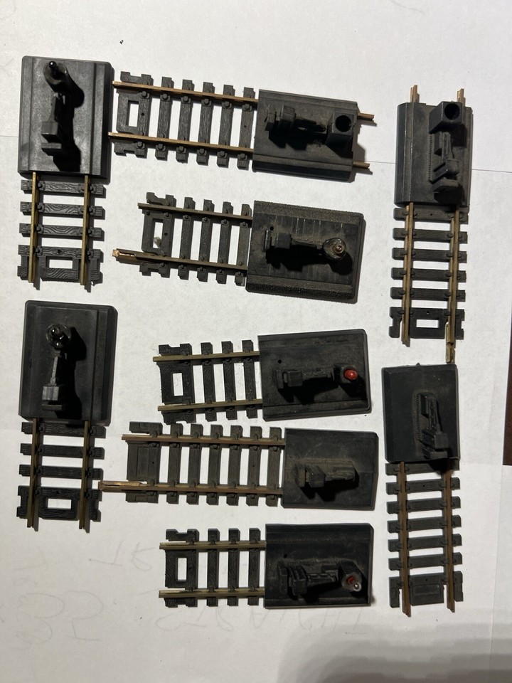 HO Scale Train Tracks 99 Piece Mixed Lot Switches Rerailers Terminal ...