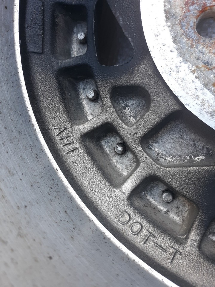 Directional Sawtooth Alloy Wheels 14x6 Ford Mopar Set 1988/90 | eBay