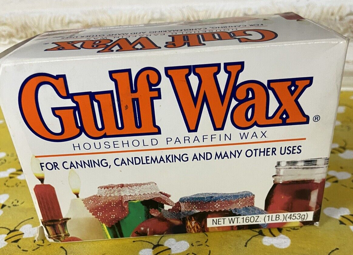 Gulf Wax Paraffin Wax 1 Lb -16oz CANNING CANDLE MAKING PREPPER NEW IN ...