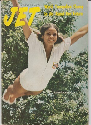 Jet Magazine Aug 23 1973 Gymnast Alexandra Nicholson, World Trampoline ...