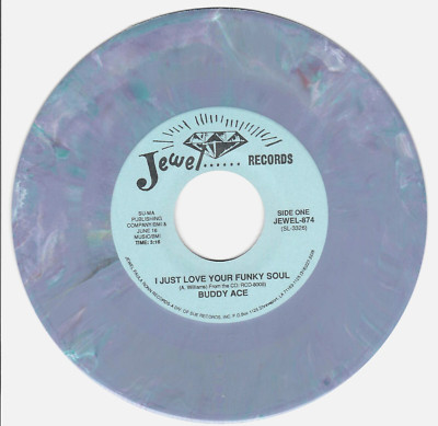 45RPM, BUDDY ACE ' I JUST LOVE YOUR FUNKY SOUL ' M- ' MARBLE WAX, FUNK ...
