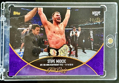 Stipe Miocic 2024 Topps Noche UFC 20/25 Purple Full Circle #FC-12 | eBay