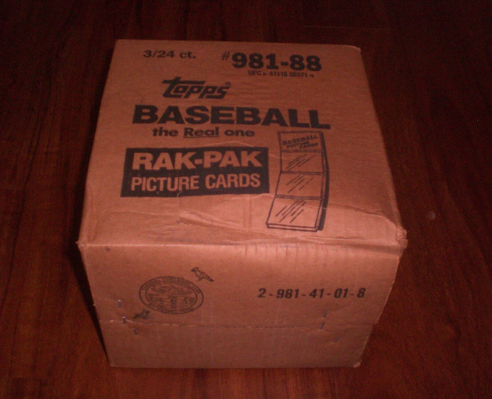1988 TOPPS BASEBALL RAK-PAK RACK PACK CASE | eBay