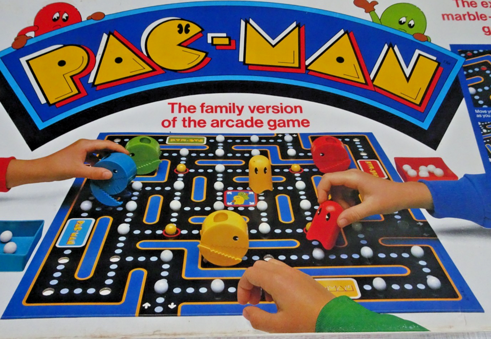 Pac Man Board Game MB Vintage 1982 Retro Video Game Spin off | eBay UK