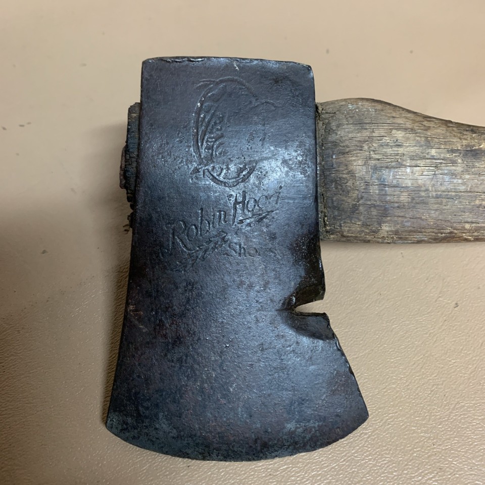 Rare Vintage Robin Hood Shoes Embossed Hatchet Axe | eBay